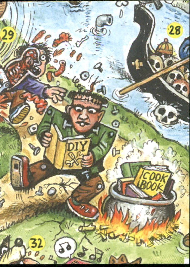 2022 Topps Garbage Pail Kids Book Worms Booger Green #23b Worried ...