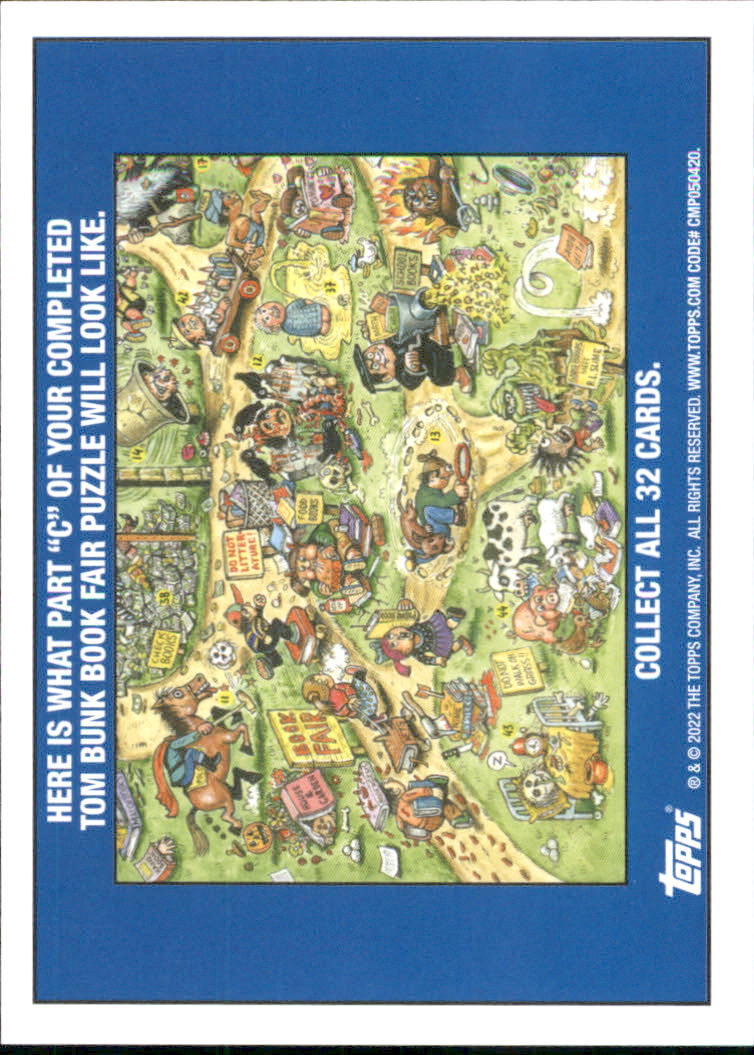 2022 Topps Garbage Pail Kids Book Worms Booger Green #39b Vera La ...