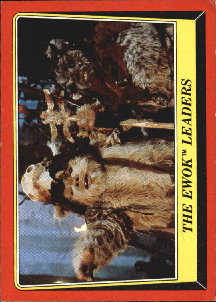 1983 Topps Star Wars Return of the Jedi #84 The Ewok Leaders