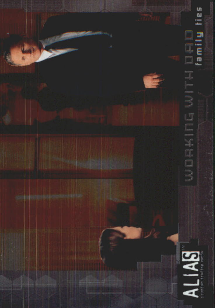 2002 Inkworks Alias Season One #74 Working With Dad - NM-MT