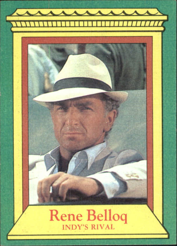 1981 Topps Raiders of the Lost Ark #4 Rene Belloq Indy's Rival - NM-MT