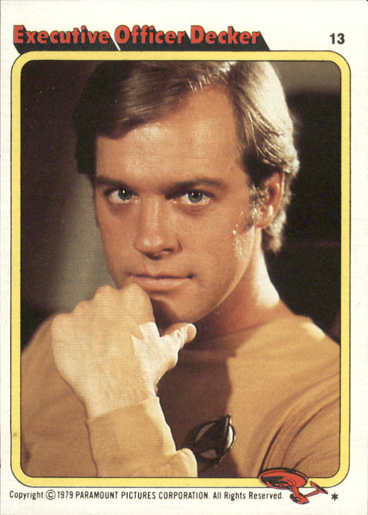1979 Topps Star Trek The Motion Picture #13 Executive Officer Decker ...