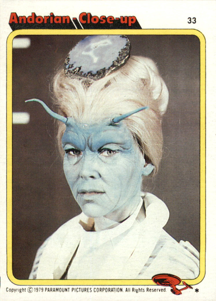1979 Topps Star Trek The Motion Picture #33 Andorian Close-Up - EX-MT ...