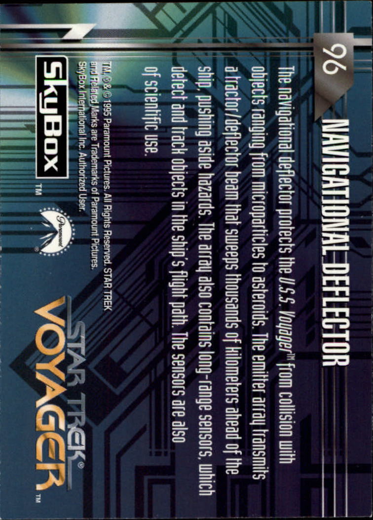 1995 SkyBox Star Trek Voyager Series 1 #96 Navigational Deflector - NM ...