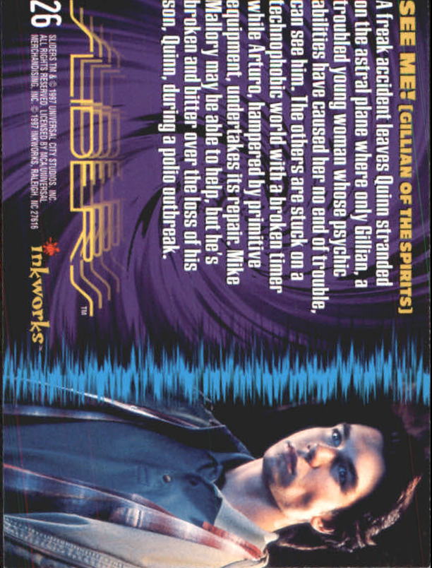 1997 Inkworks Sliders #26 See Mee! - NM-MT