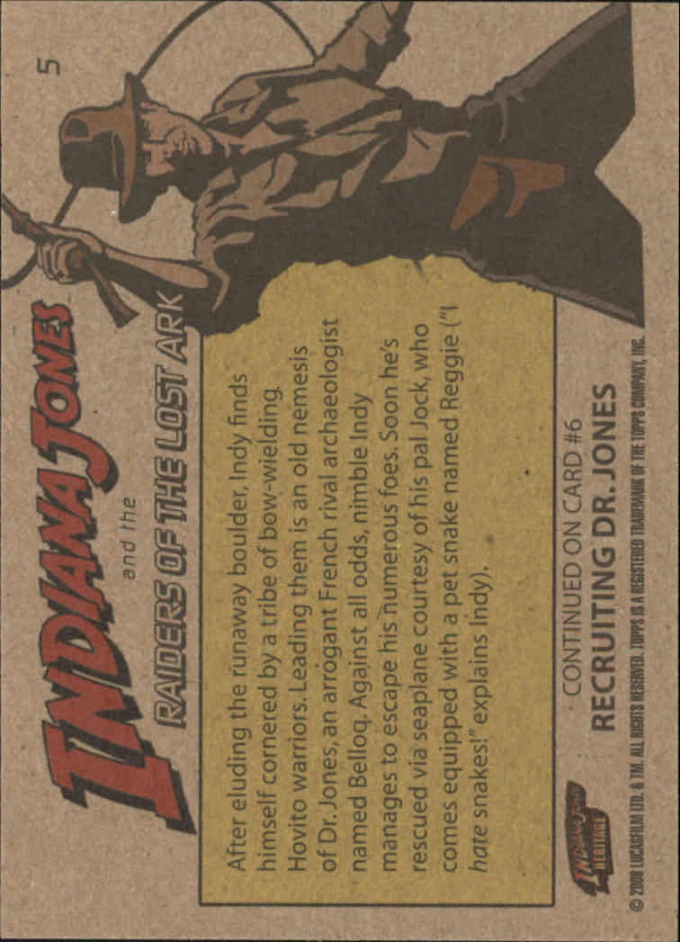 2008 Topps Indiana Jones Heritage #5 In the hands of Belloq! - NM-MT