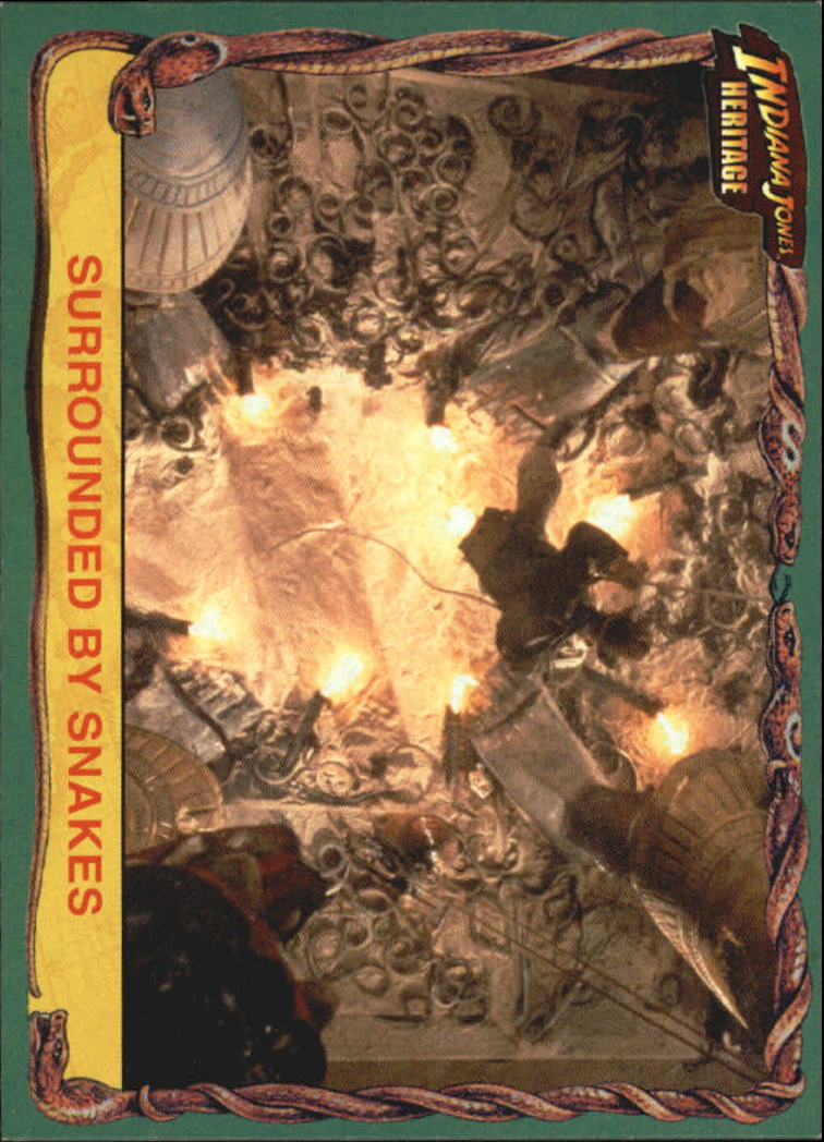 2008 Topps Indiana Jones Heritage #18 Surrounded by Snakes - NM-MT