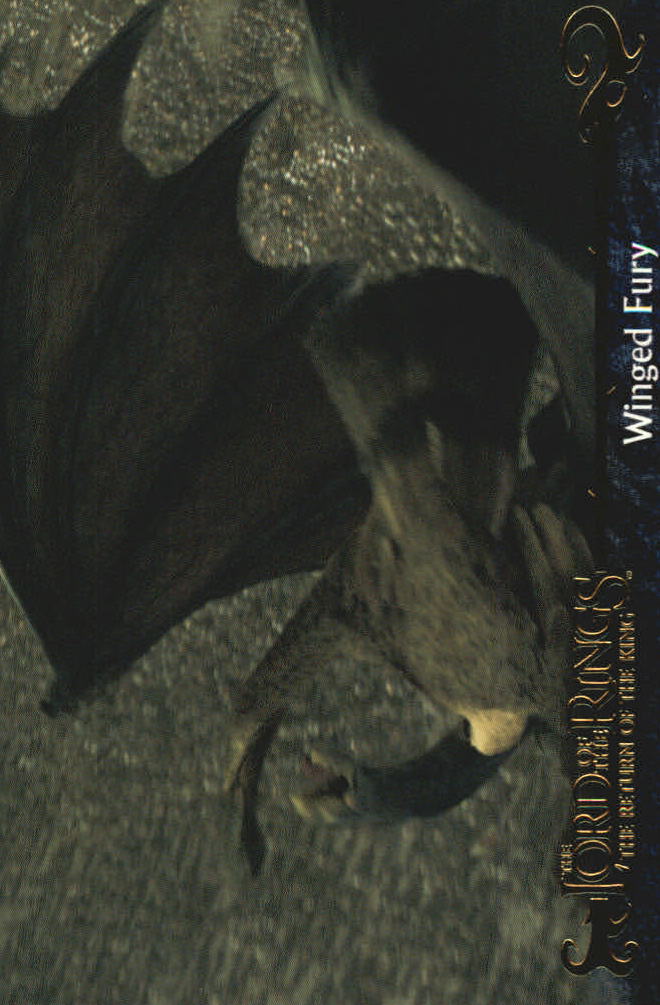 2004 Topps Lord of the Rings Return of the King Update #145 Winged Fury ...