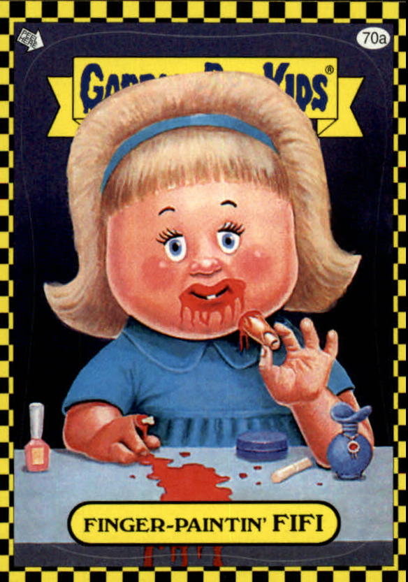 2010 Topps Garbage Pail Kids Flashback #70a Finger-Paintin' Fifi - NM-MT