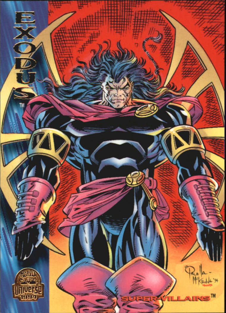 1994 Fleer Marvel Universe V #99 Exodus - NM-MT
