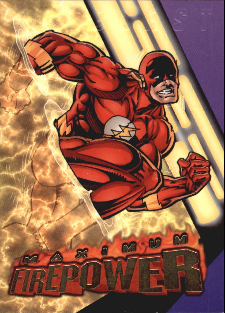 1996 SkyBox DC Outburst Firepower Maximum Firepower #5 Flash Clears the ...