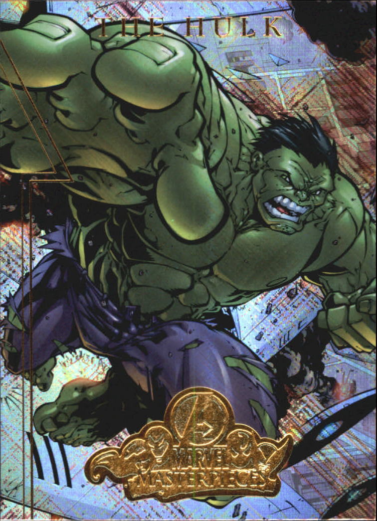2008 SkyBox Marvel Masterpieces 2 Avengers #A4 The Hulk - NM-MT+