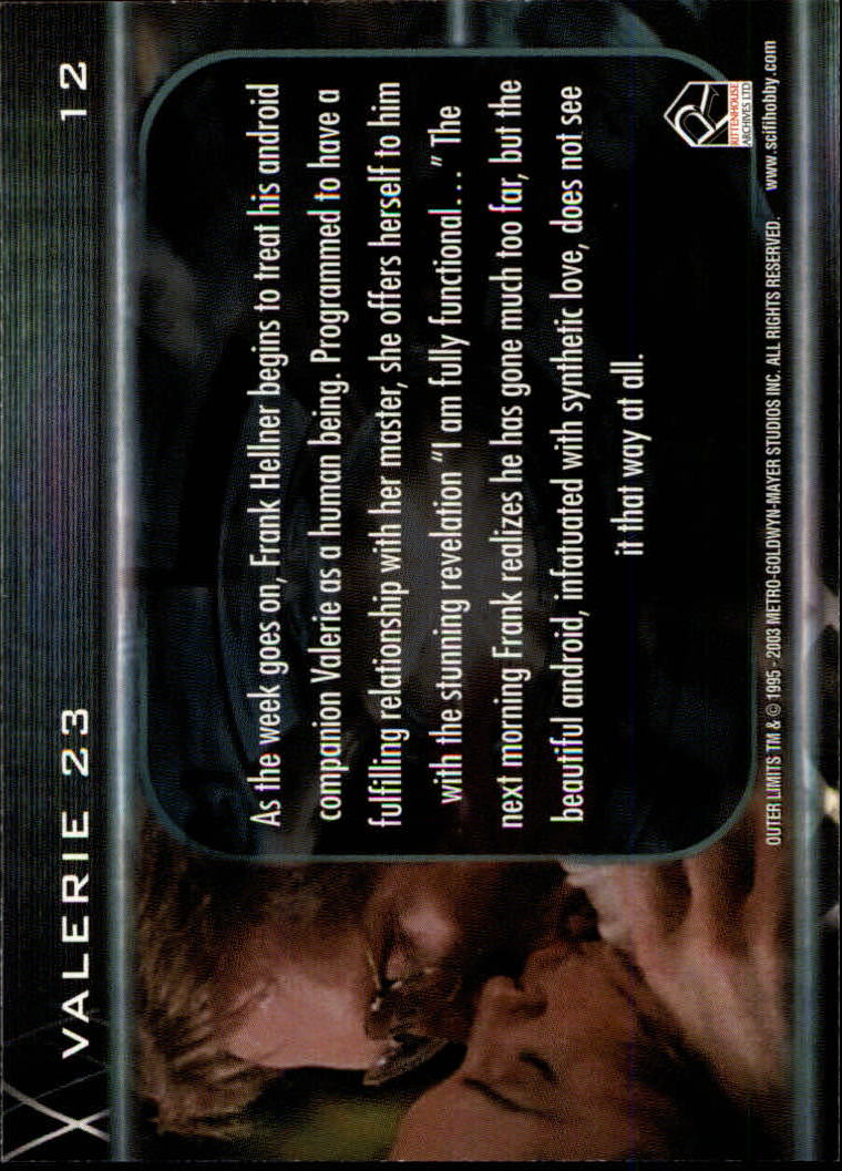 2003 Rittenhouse The Outer Limits Sex Cyborgs and Science Fiction #12 ...