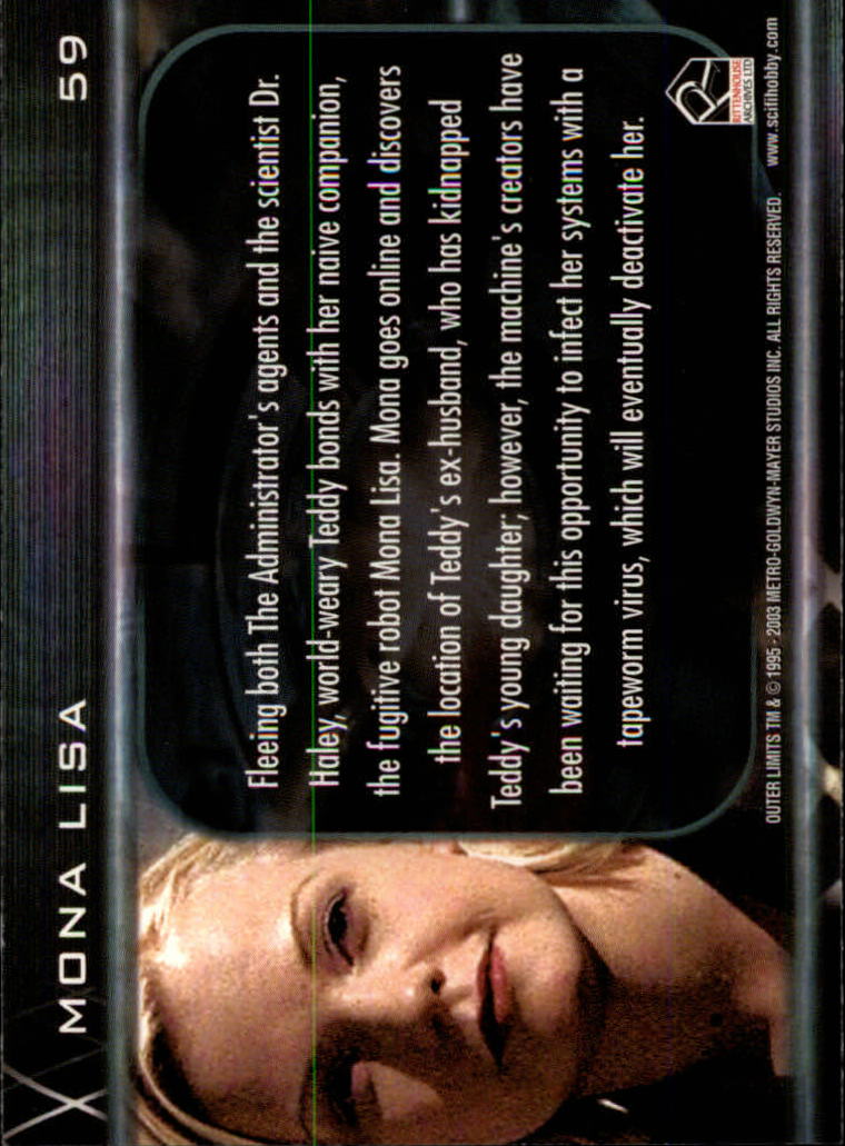 2003 Rittenhouse The Outer Limits Sex Cyborgs and Science Fiction #59 ...