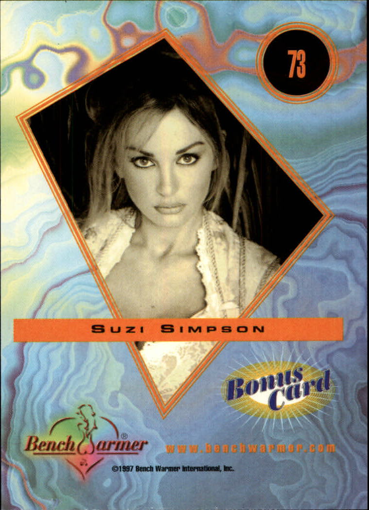 1997 Bench Warmer #73 Suzi Simpson - NM-MT