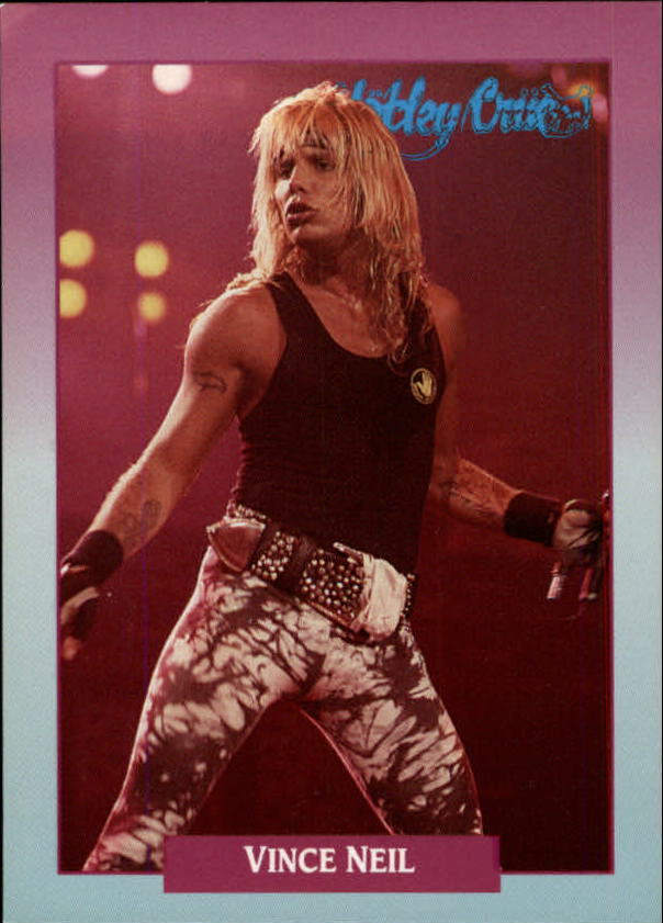 1991 Brockum Rock Cards #2 Vince Neil - NM-MT