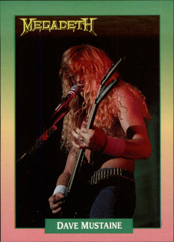 1991 Brockum Rock Cards #93 Dave Mustaine - NM-MT - Jim & Steve's Sportscard Shop | Beckett ...