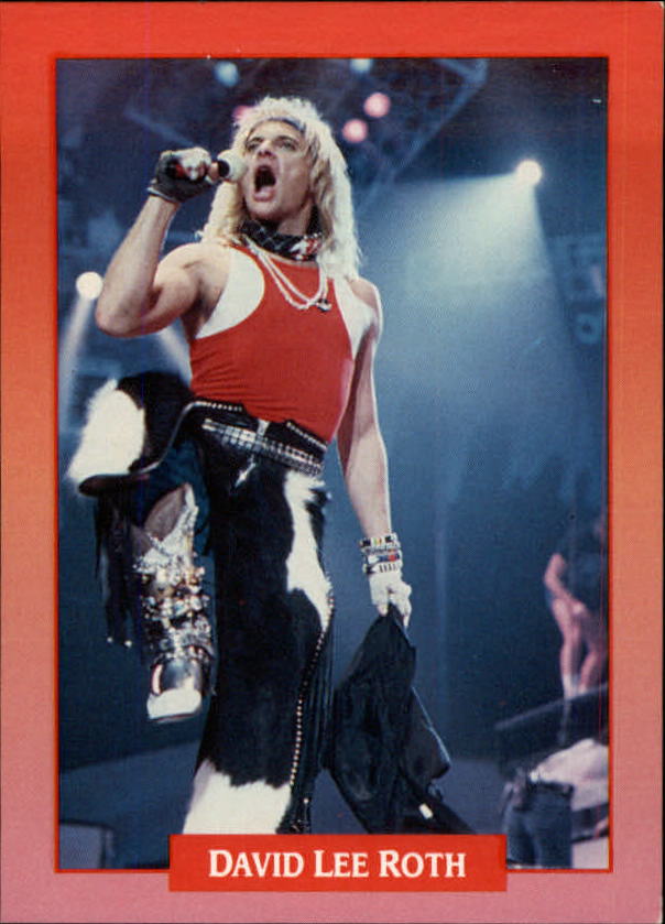 1991 Brockum Rock Cards #117 David Lee Roth - NM-MT