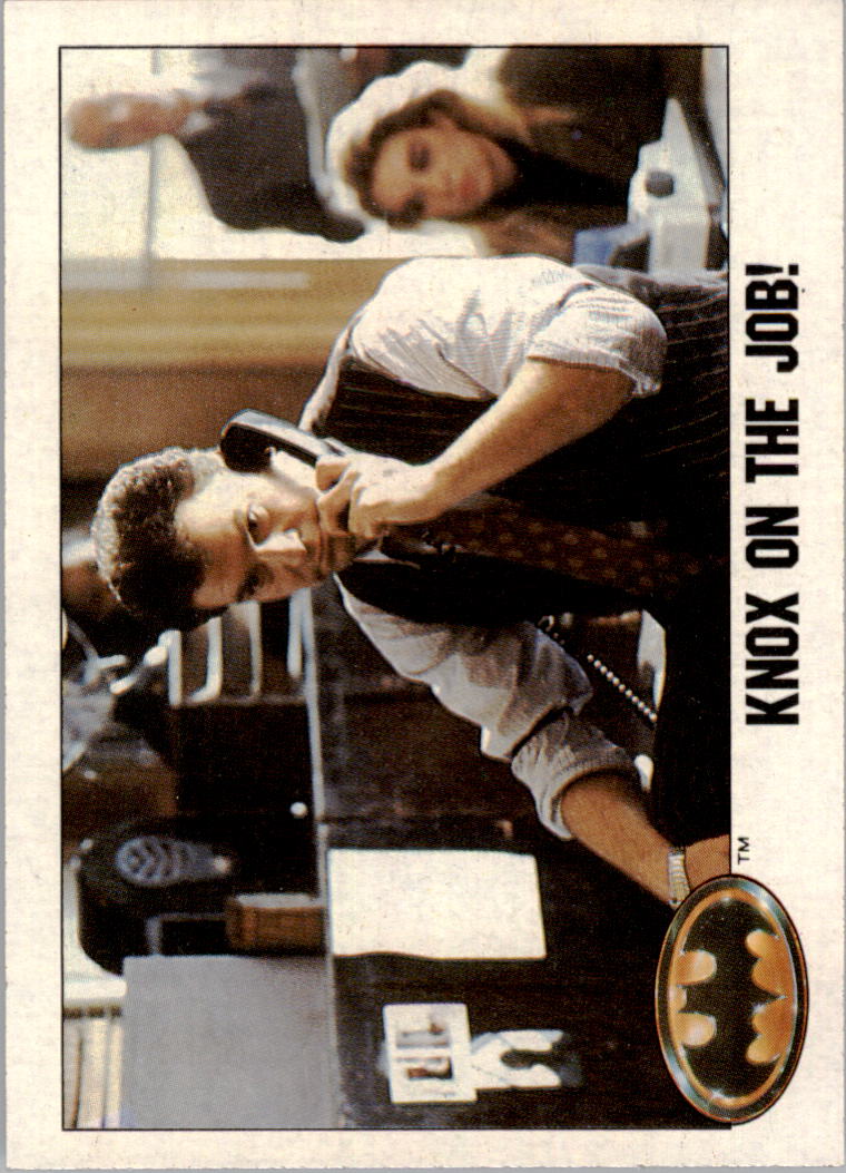 1989 Topps Batman Movie #21 Knox on the Job - B2428 - NM-MT