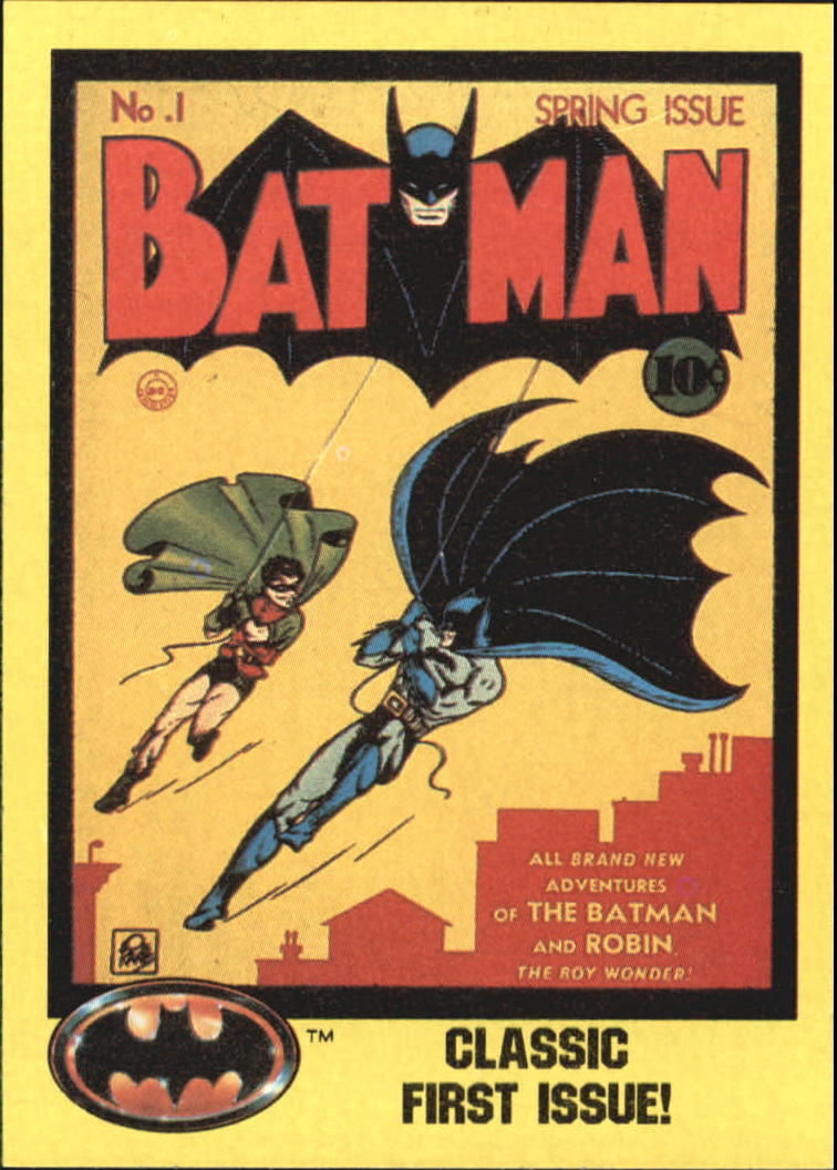 1989 Topps Batman Movie #232 Classic First Issue - NM-MT