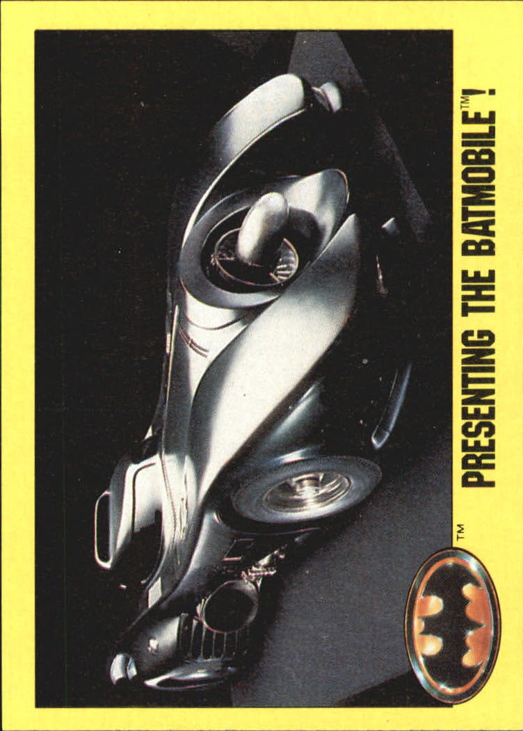 1989 Topps Batman Movie #247 Presenting the Batmobile - NM-MT
