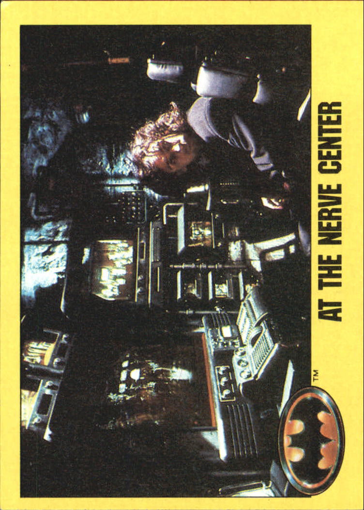 1989 Topps Batman Movie #254 At the Nerve Center - NM-MT