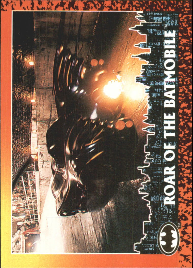 1992 Topps Batman Returns #16 Roar of the Batmobile - NM-MT