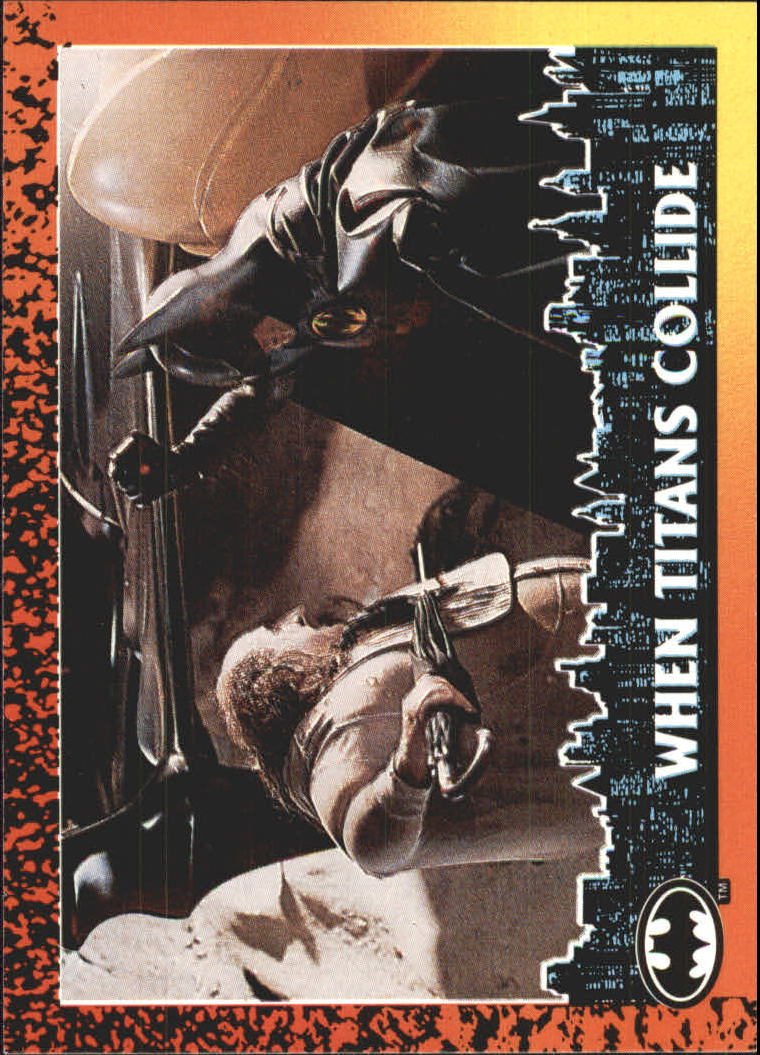 1992 Topps Batman Returns #80 When Titans Collide - A8556 - NM-MT