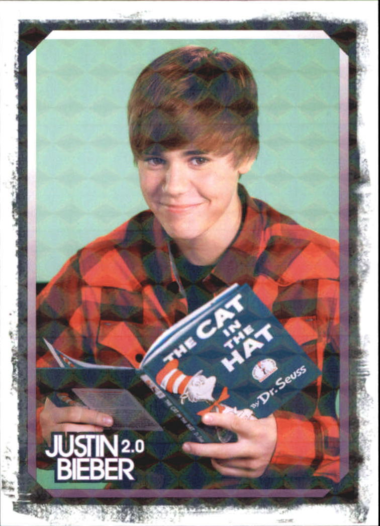 2011 Panini Justin Bieber 2.0 Holokote #71 Justin was honored at ...