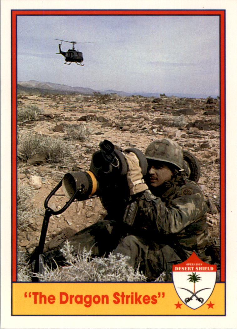 1991 Pacific Operation Desert Shield #50 The Dragon Strikes - NM-MT