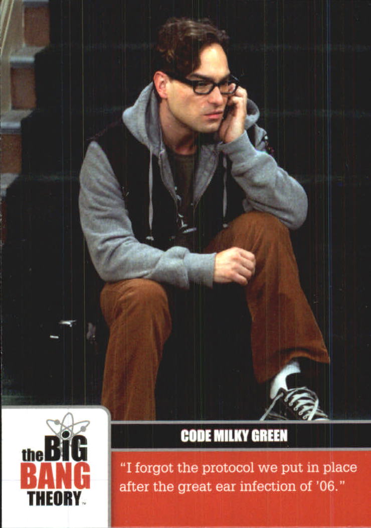 2012 Cryptozoic The Big Bang Theory Seasons One and Two #33 Code Milky ...
