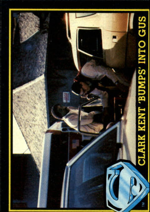 1983 Topps Superman III #33 Clark Kent Bumps into Gus - NM-MT
