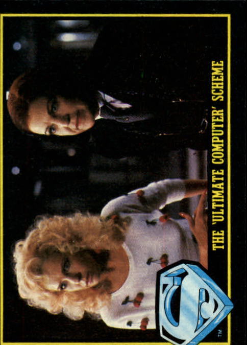 1983 Topps Superman III #55 The Ultimate Computer Scheme - NM-MT