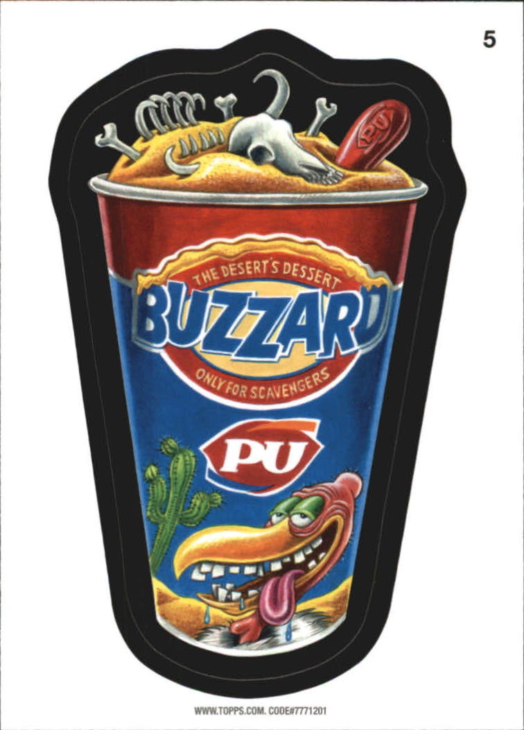 2012 Topps Wacky Packages Series 9 #5 Buzzard - NM-MT