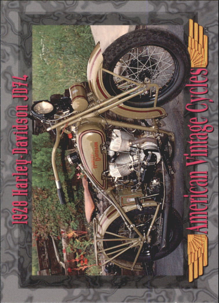 1992-93 Champs American Vintage Cycles #190 1928 Harley-Davidson JD74 ...