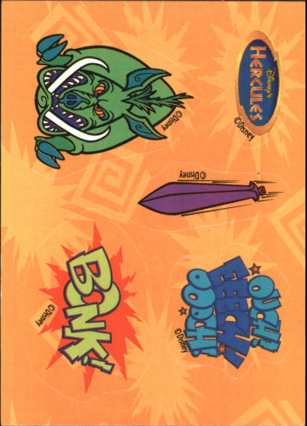 1997 SkyBox Disney's Hercules Stickers #6 Ouch Eeech Oooch - NM-MT