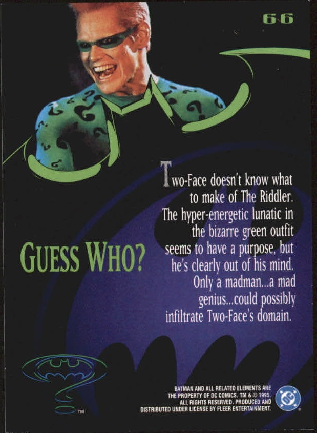 1995 Fleer Ultra Batman Forever #66 Guess Who - A6196 - NM-MT