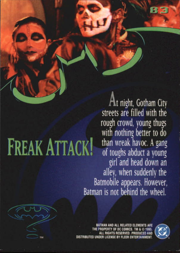 1995 Fleer Ultra Batman Forever #83 Freak Attack - B1790 - NM-MT