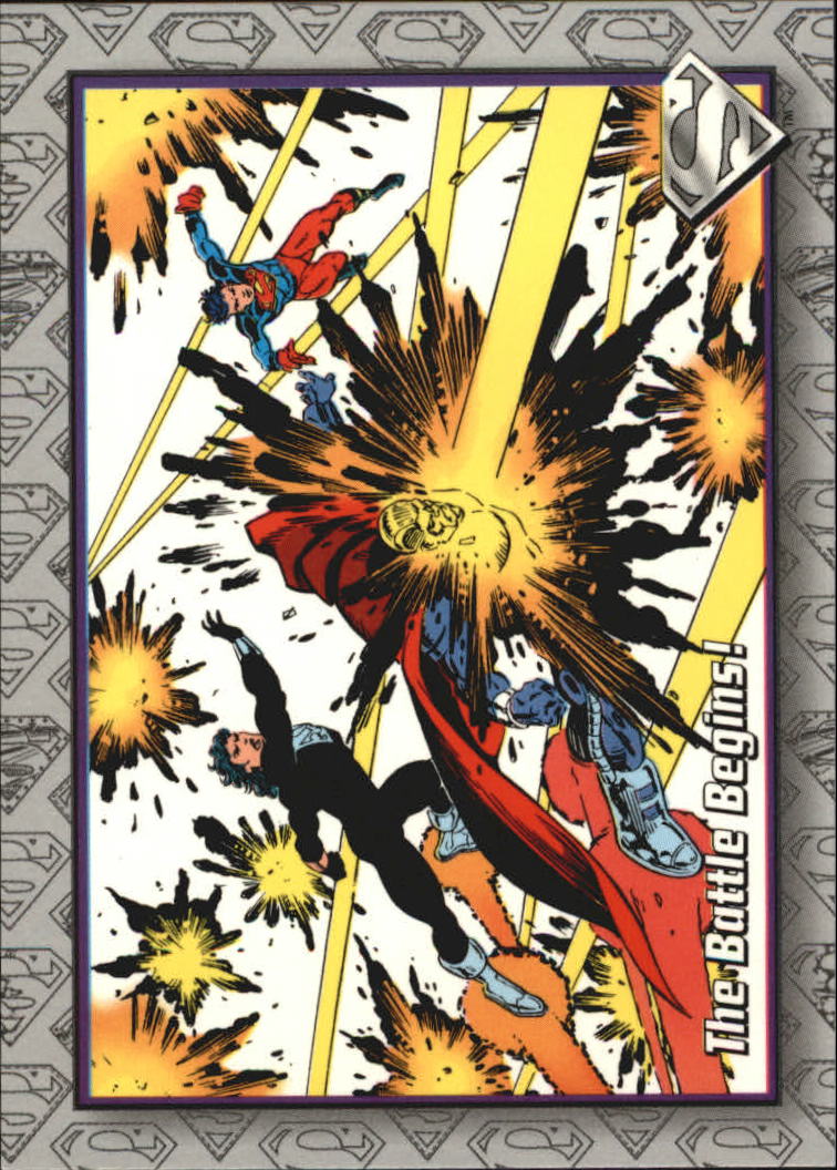 1993 SkyBox Return of Superman #66 The Battle Begins - EX-MT