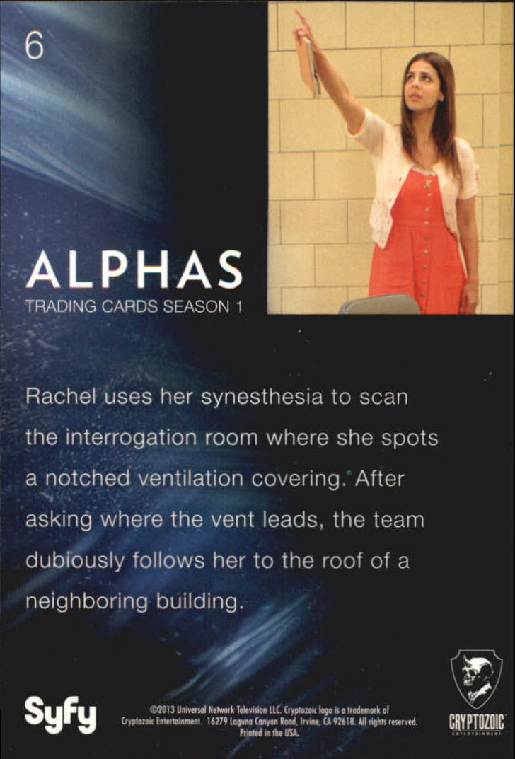 2013 Cryptozoic Alphas Season One #6 An Unexpected Discovery - A6386 - NM-MT