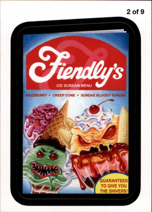 2013 Topps Wacky Packages Series 11 Rude Food #2 Fiendly's - NM-MT
