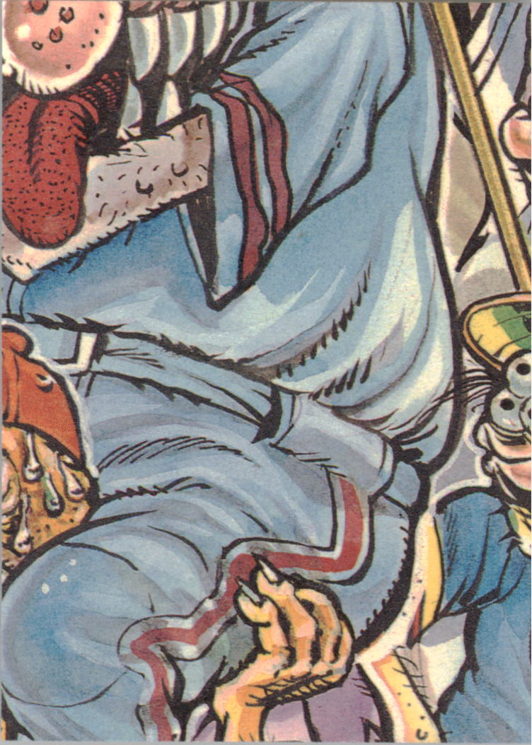 1988 Donruss Awesome All-Stars #40B Michael The Midget Puzzle Back - EX-MT