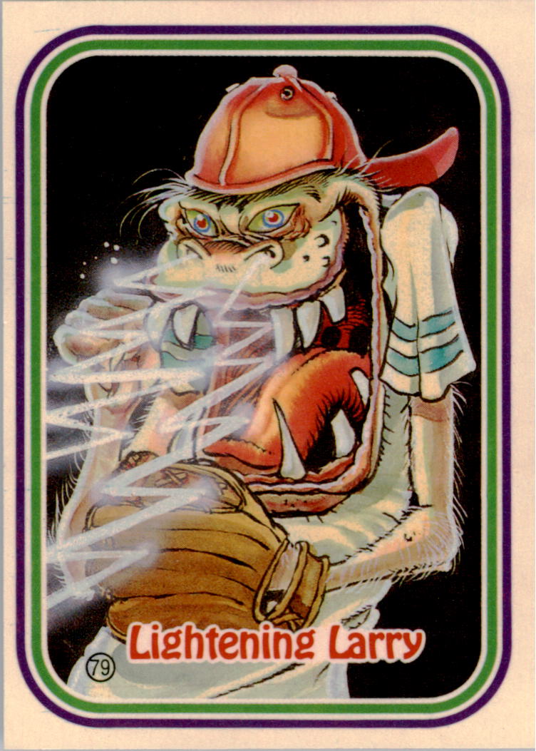 1988 Donruss Awesome All-Stars #79 Lightening Larry Puzzle Back - EX