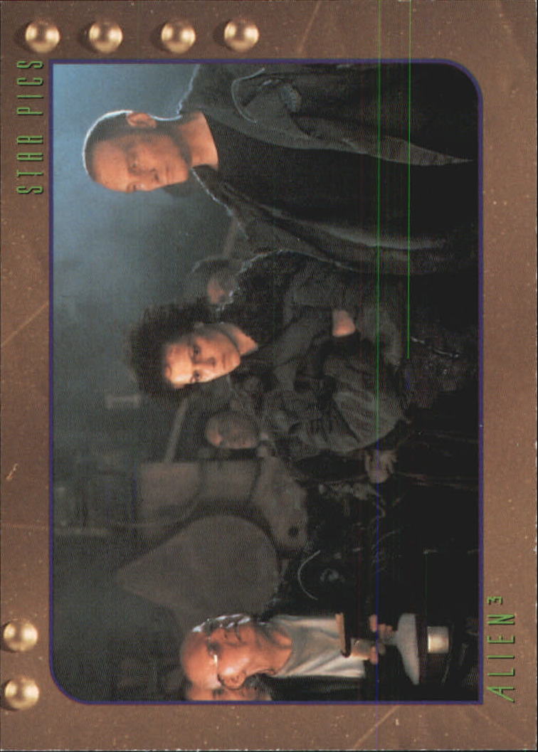 1992 Star Pics Alien 3 #7 The bodies of Newt and Hicks had to - NM-MT