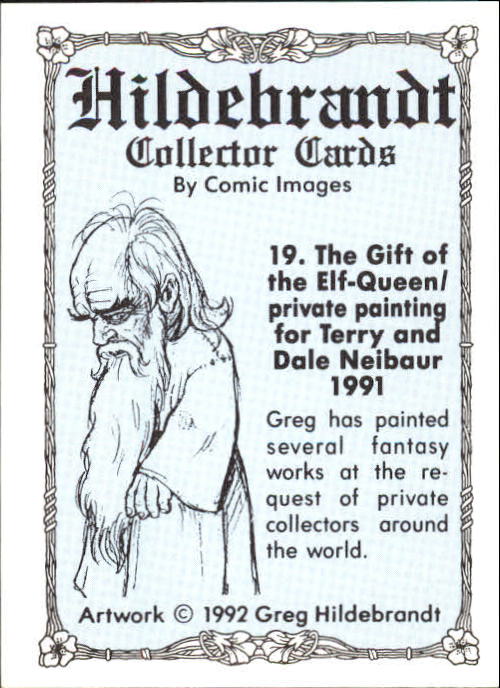 B5890- 1992 Comic Images Hildebrandt Card #s 1-90 -You Pick- 15+ FREE ...