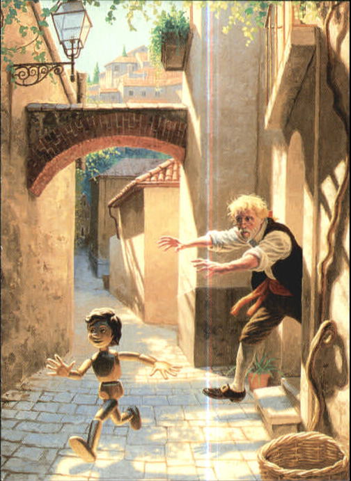 1992 Comic Images Hildebrandt #83 Pinocchio Runs Away - NM-MT