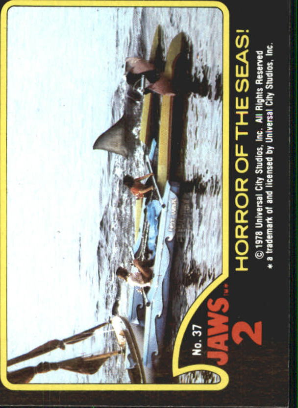 1978 Topps Jaws 2 #37 Horror of the Seas - NM-MT