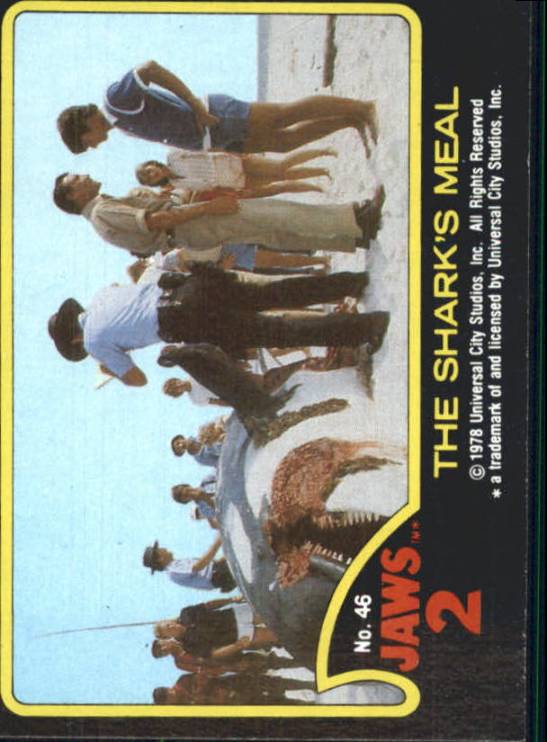 1978 Topps Jaws 2 #46 The Shark's Meal - NM