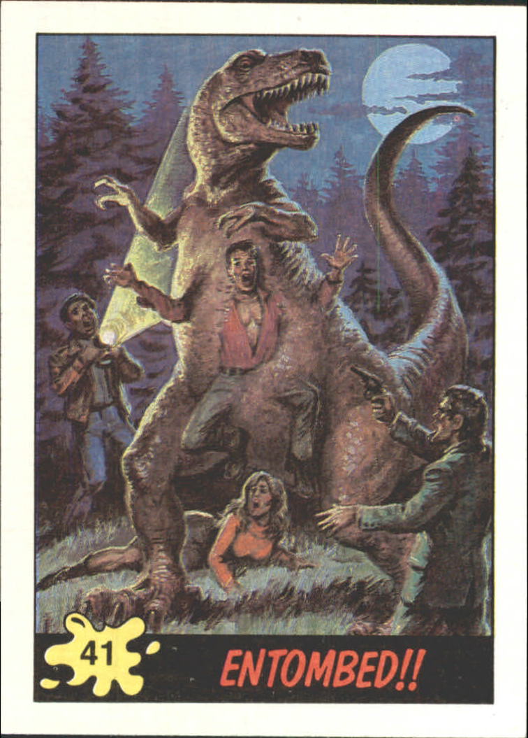 1988 Topps Dinosaurs Attack #41 Entombed - NM-MT+ - Cardboard Heroes ...