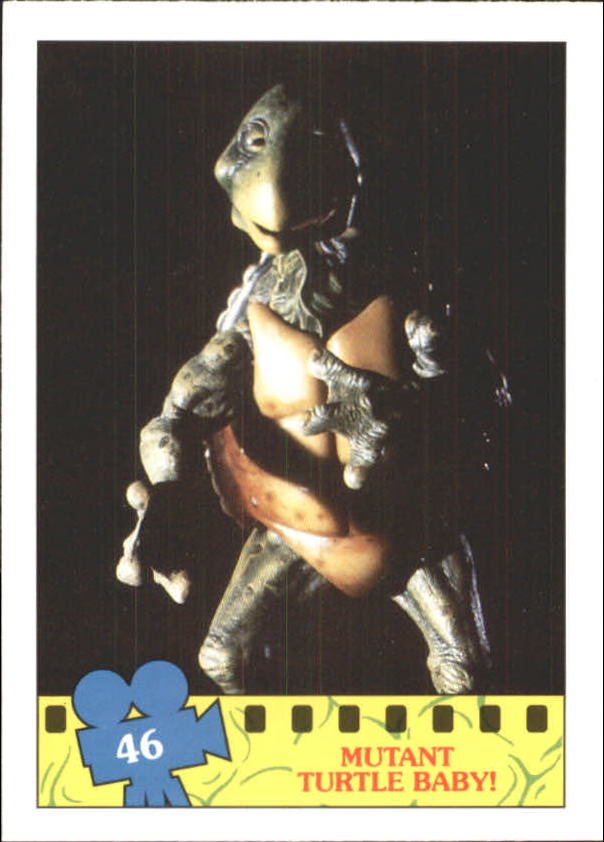 1990 Topps Teenage Mutant Ninja Turtles Movie #46 Mutant Turtle Baby ...